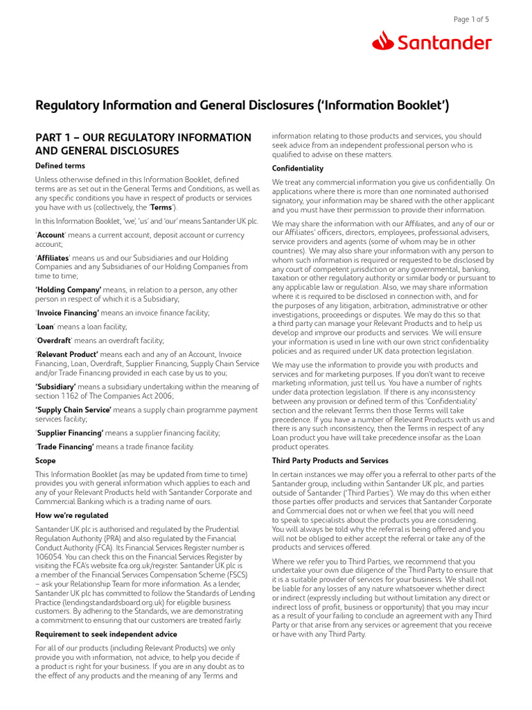 regulatory-information-and-general-disclosures | PDF | Credit Bureau ...