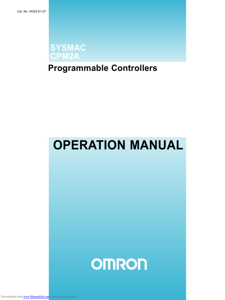 Cpm2a 112005 | PDF | Power Supply | Electrical Wiring