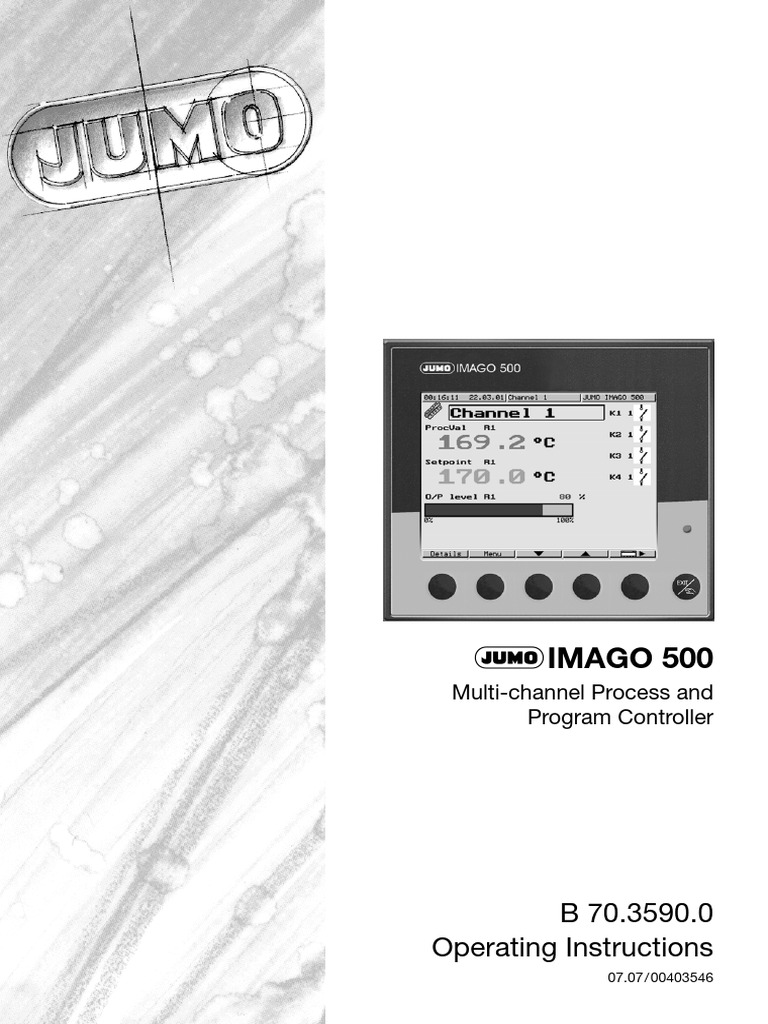 Jumo IMAGO500 Manual | PDF | Relay | Computer Program