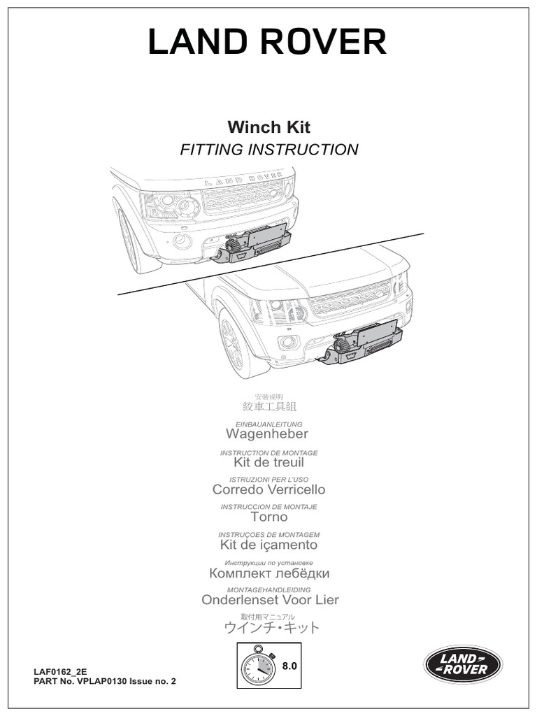 LR4 Winch Installation | PDF