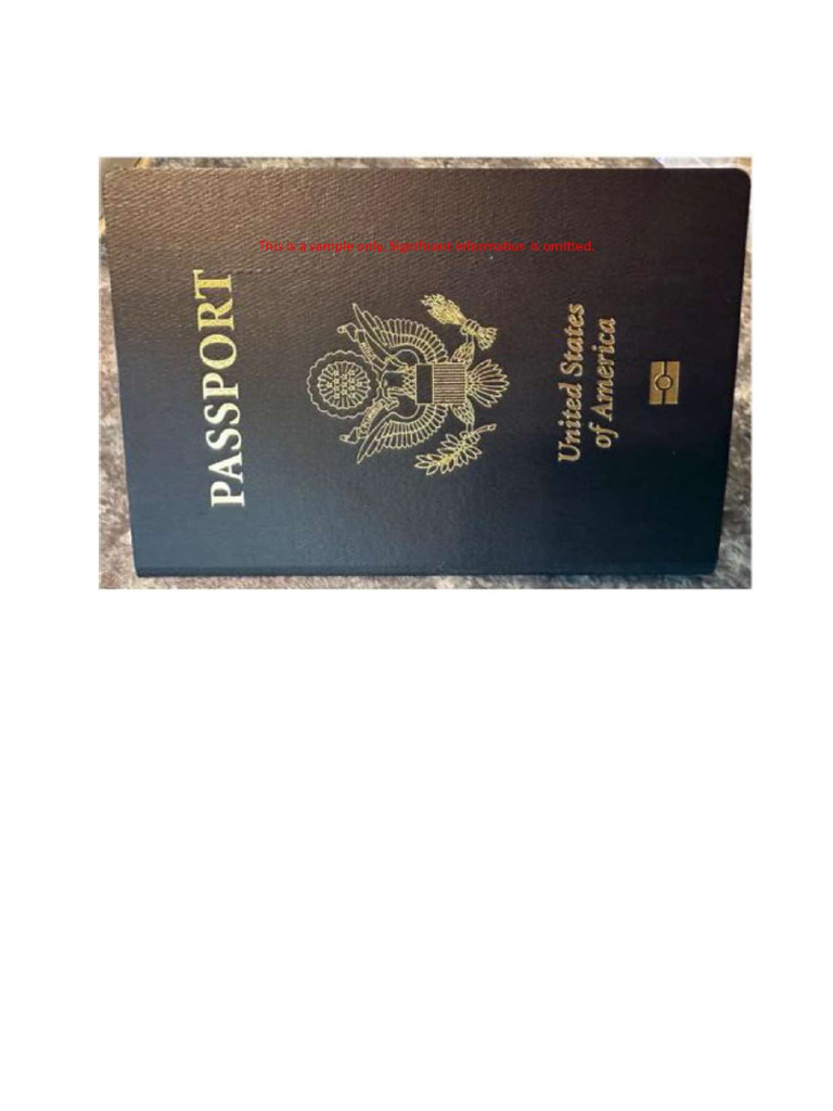 Passport Format Sample - Page-0001 | PDF
