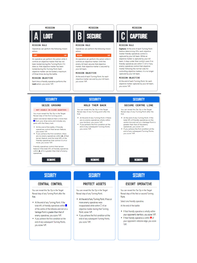 Missions Kill Team | PDF