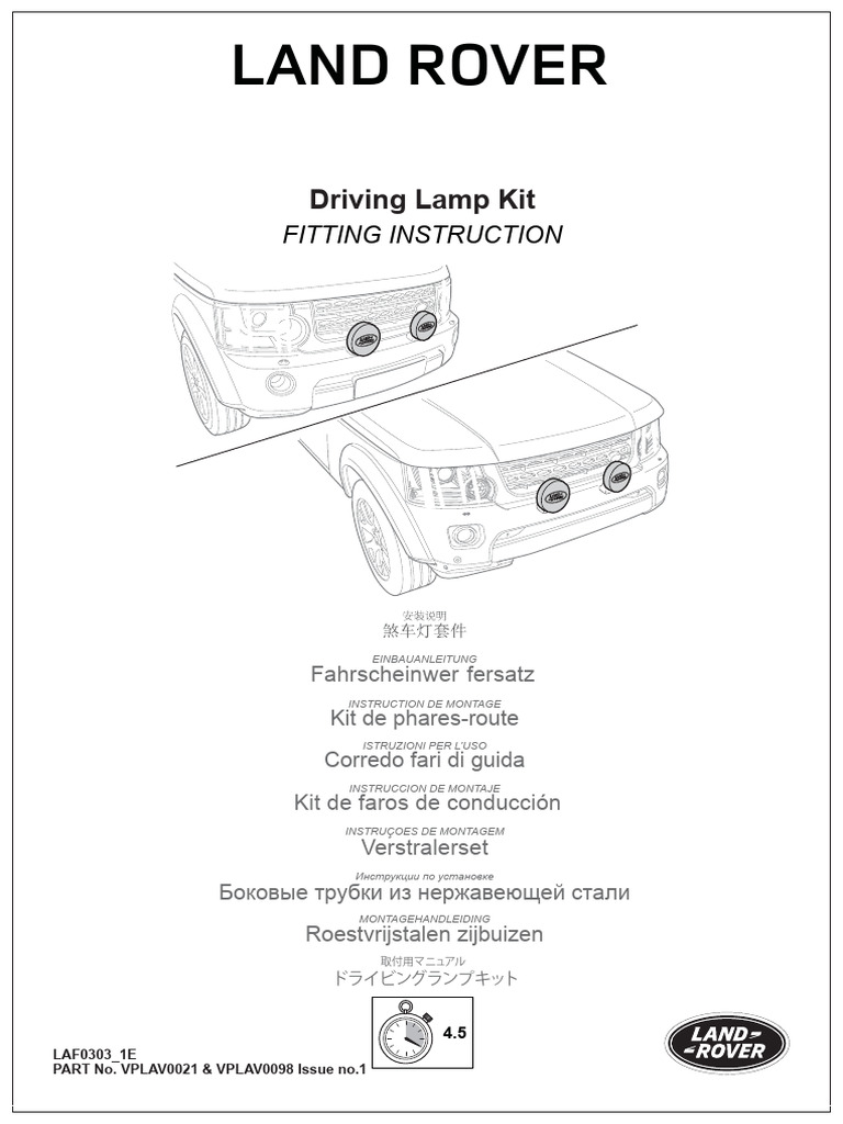 LR4 Offroad Ligths Install | PDF