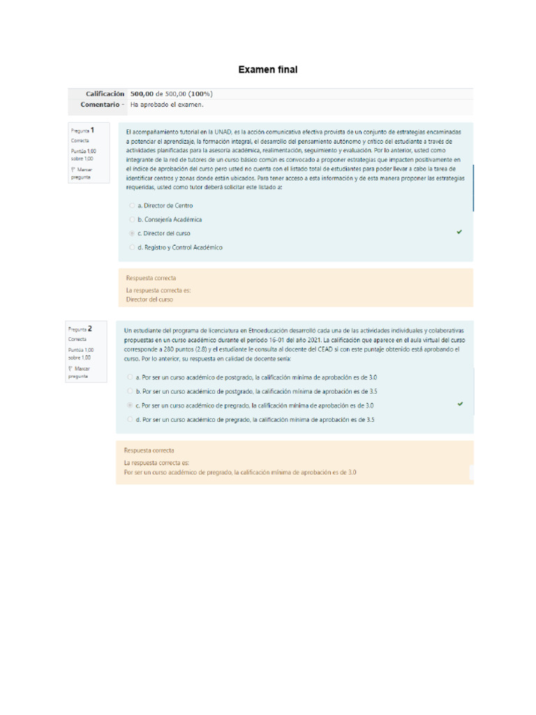 Examen Final MOOC | PDF