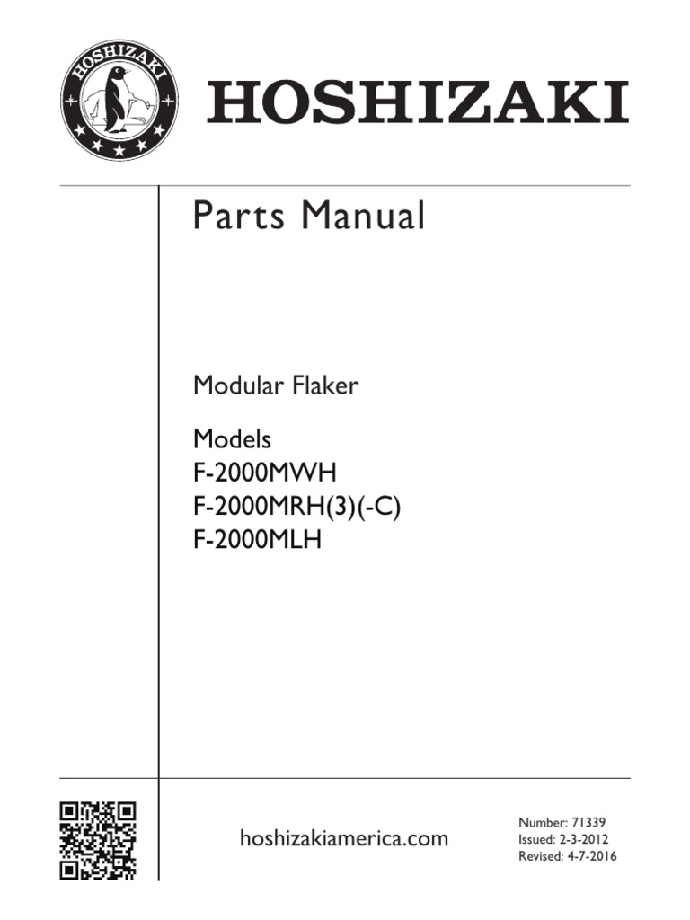 Parts Manual: Modular Flaker | PDF | Manufactured Goods | Equipment