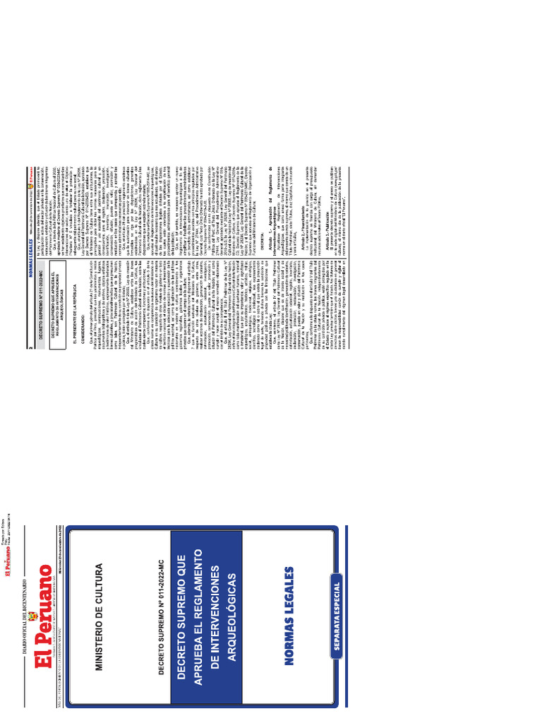 Publicacion Oficial - Diario Oficial El Peruano | PDF