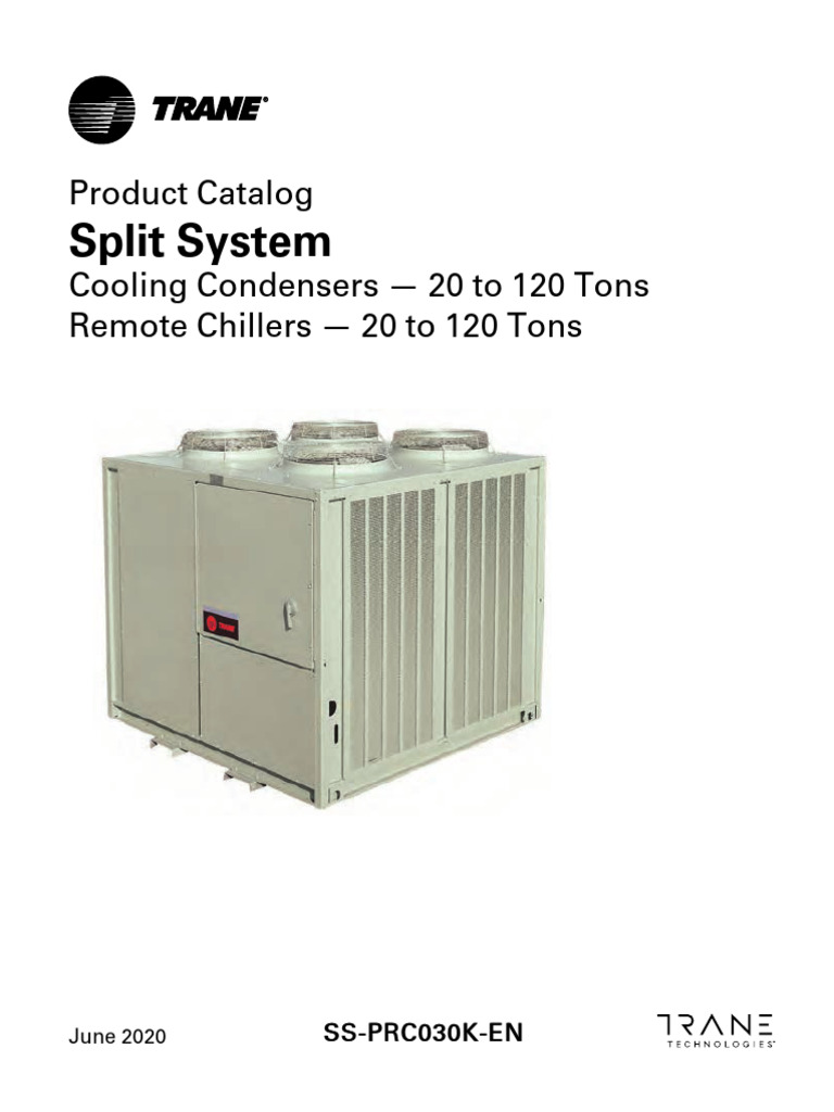 Trane Condenser | PDF | Heat Exchanger | Water