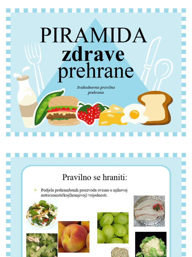 Piramida Zdrave Prehrane 2r | PDF