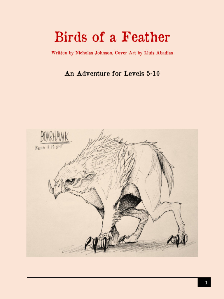 Birds of a Feather | PDF | Dungeons & Dragons | D20 System