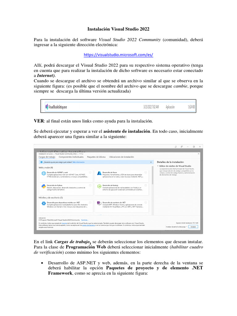 Instalacion Visual Studio 2022 y ReportViewer | PDF | .NET Framework ...
