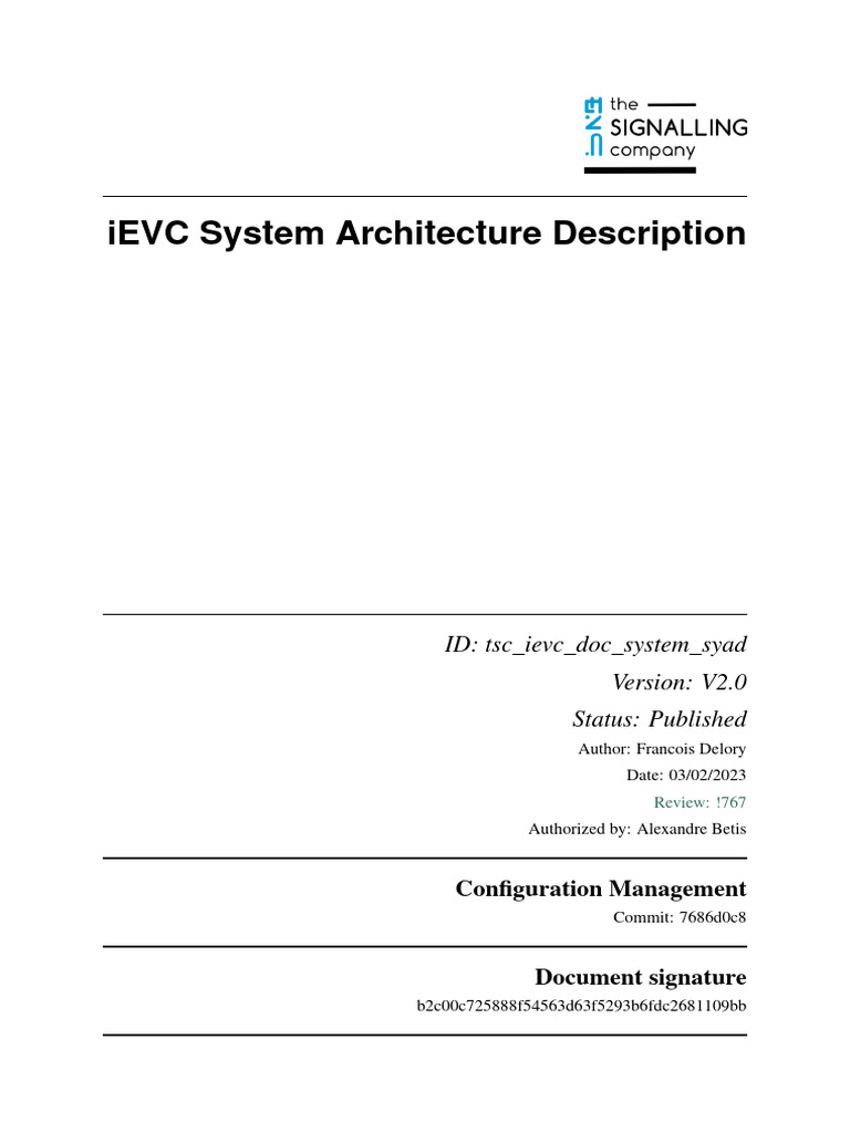 iEVC System Architecture Guide | PDF | Specification (Technical ...