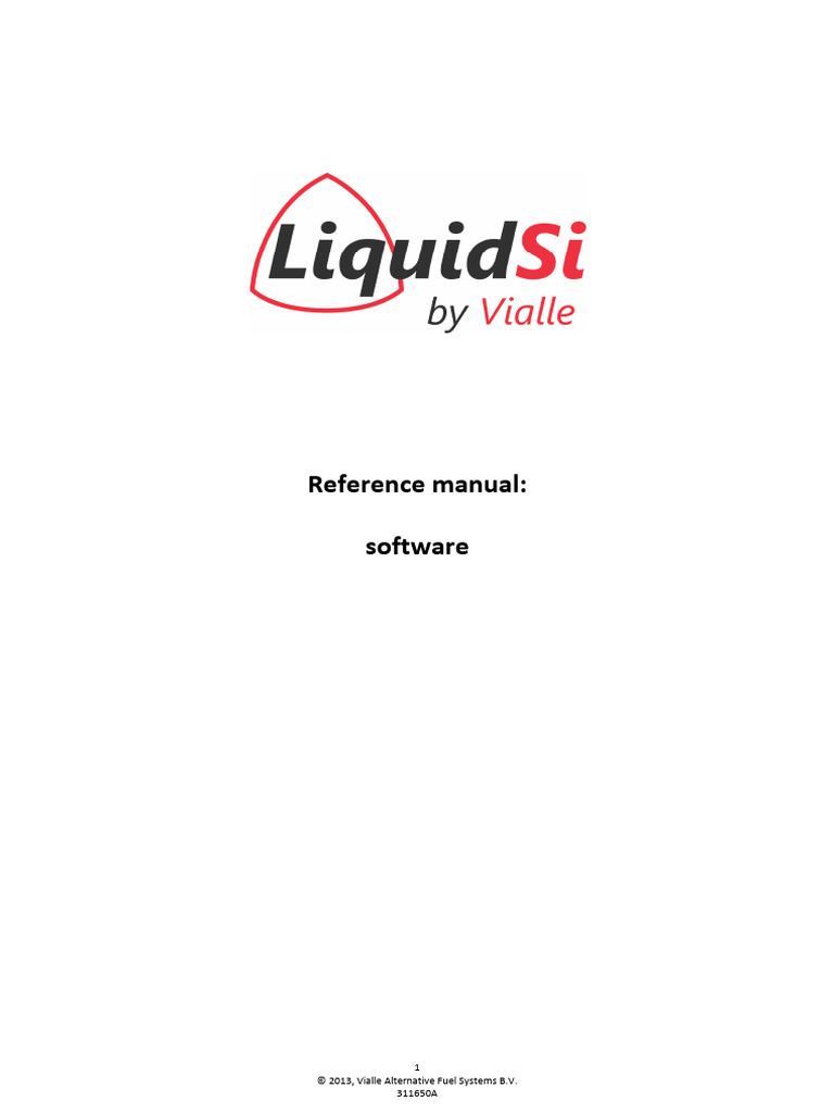 Reference Manual - Software, Vialle Alternative Fuel Systems B.V A | PDF | Ignition System ...