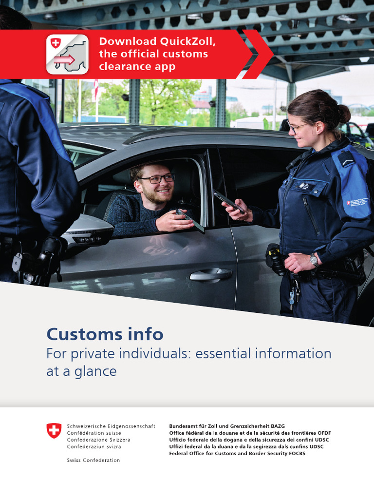 Broschuere Gut Durch Den Zoll Web en | PDF | Value Added Tax | Customs