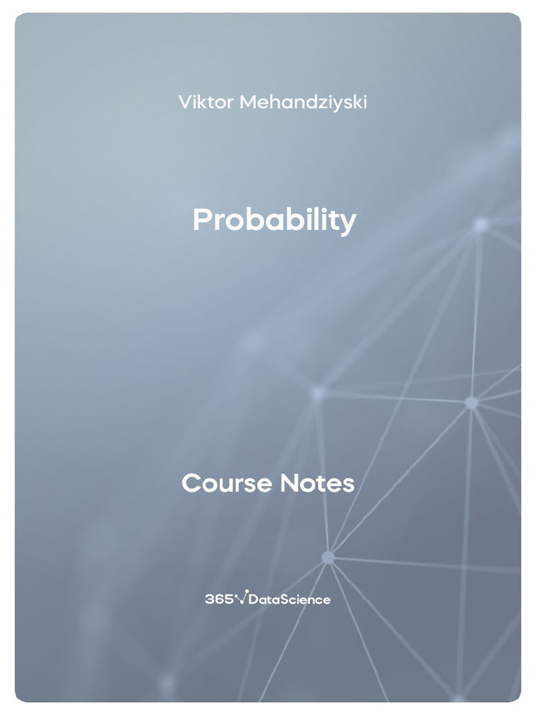 Probability Course Overview | PDF | Probability Distribution | Expected Value
