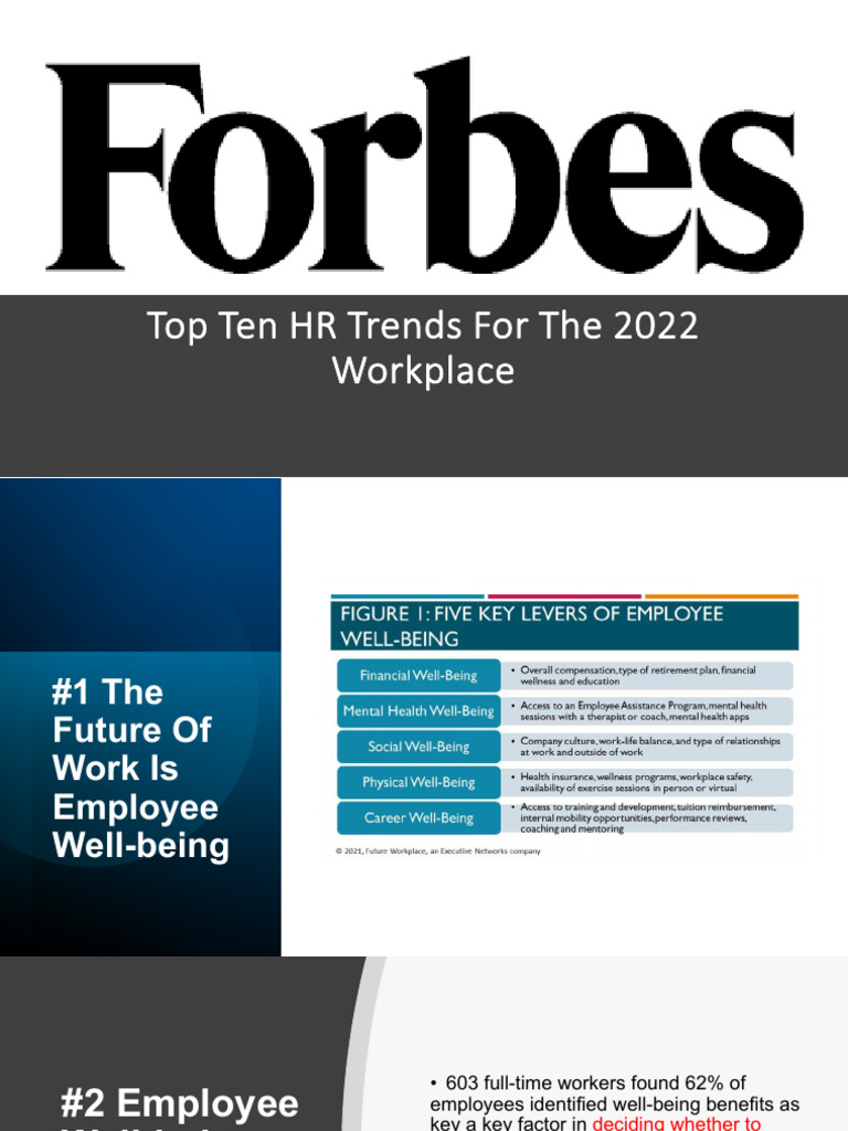 FORBES | PDF | Employment | Well Being