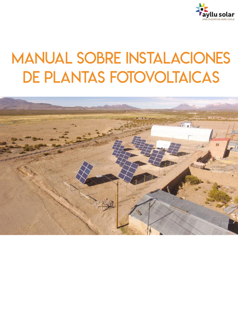 Manual de Instalación de Paneles Solares | PDF | Fotovoltaica | Panel solar