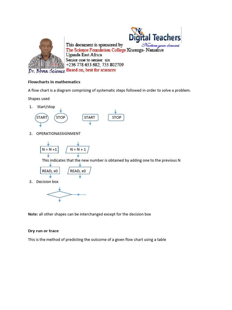 A Level Math Paper 2 Flow Charts in Mathematics | PDF | Mathematics ...