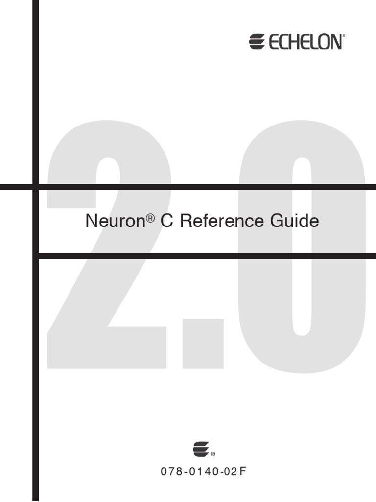 078-0140-02F Neuron C Reference Guide | PDF | Typography | Bracket