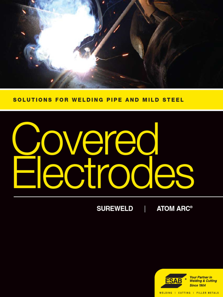 Esab - Covered Electrodes - Brochure - CEP-10009 | PDF | Welding | Construction
