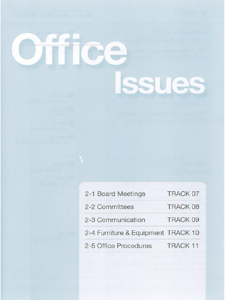 02 Office Issues | PDF