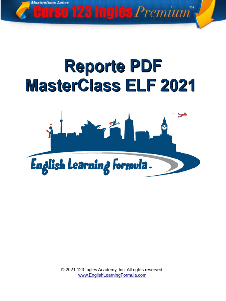 Reporte 3 ELF 2021 | PDF | Palabra | Escritura
