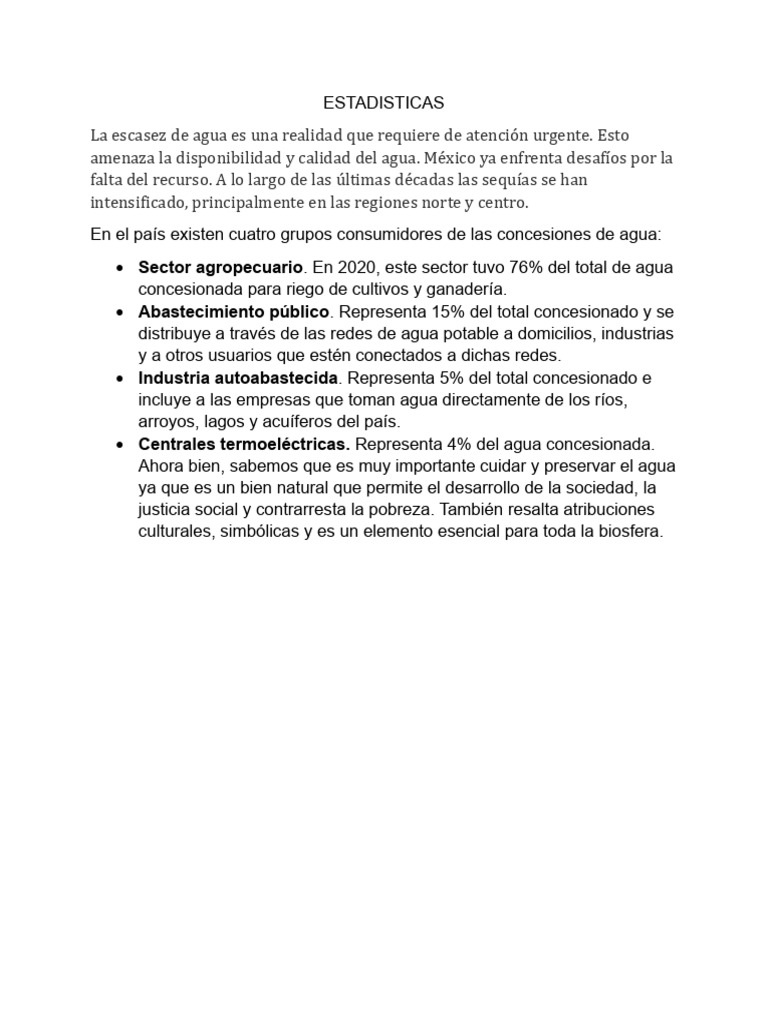 Alexa Alvarez Comprimido | PDF | Agua | Reservorio