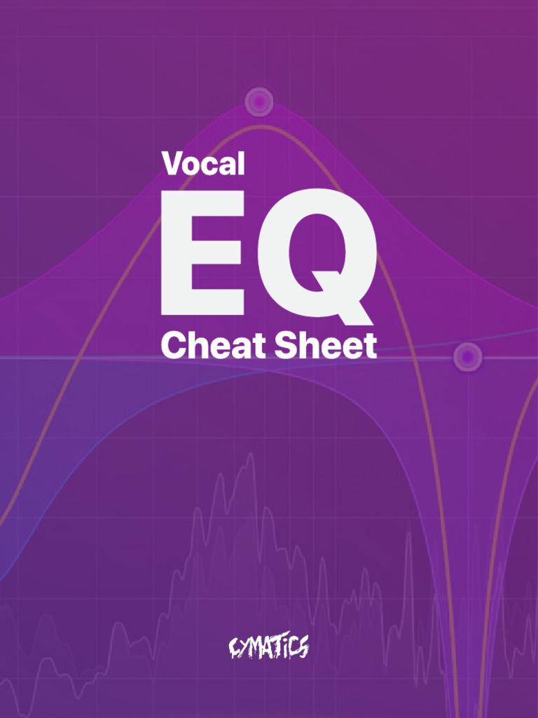 Vocal EQ Cheat Sheet | Download Free PDF | Equalization (Audio) | Singing