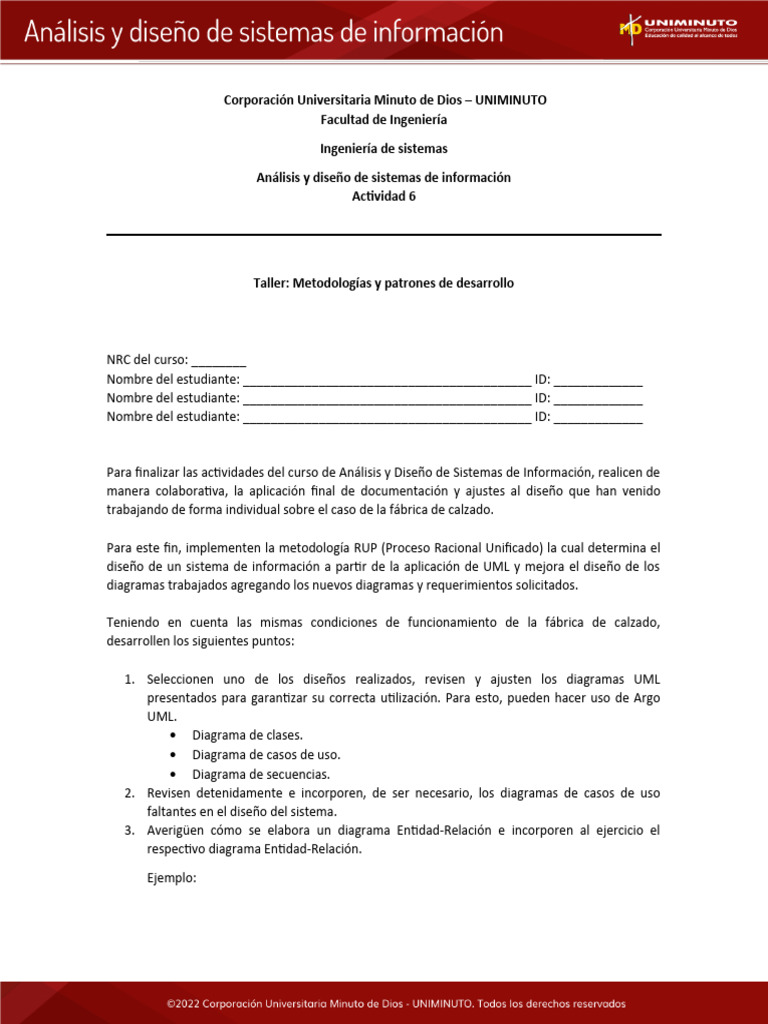 Uni6 Tal Met Pat Des | PDF | Lenguaje de modelado unificado | Diseño