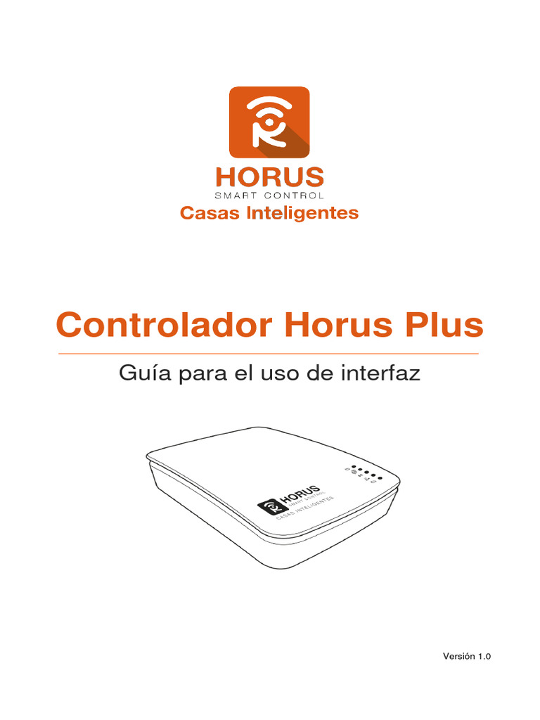 Guía de Interfaz Horus Plus | PDF | Software de la aplicacion | Contraseña