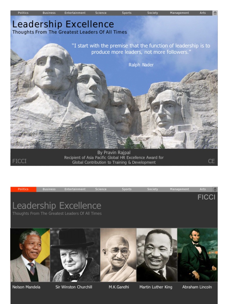 Great Leaders: A Presentation | PDF