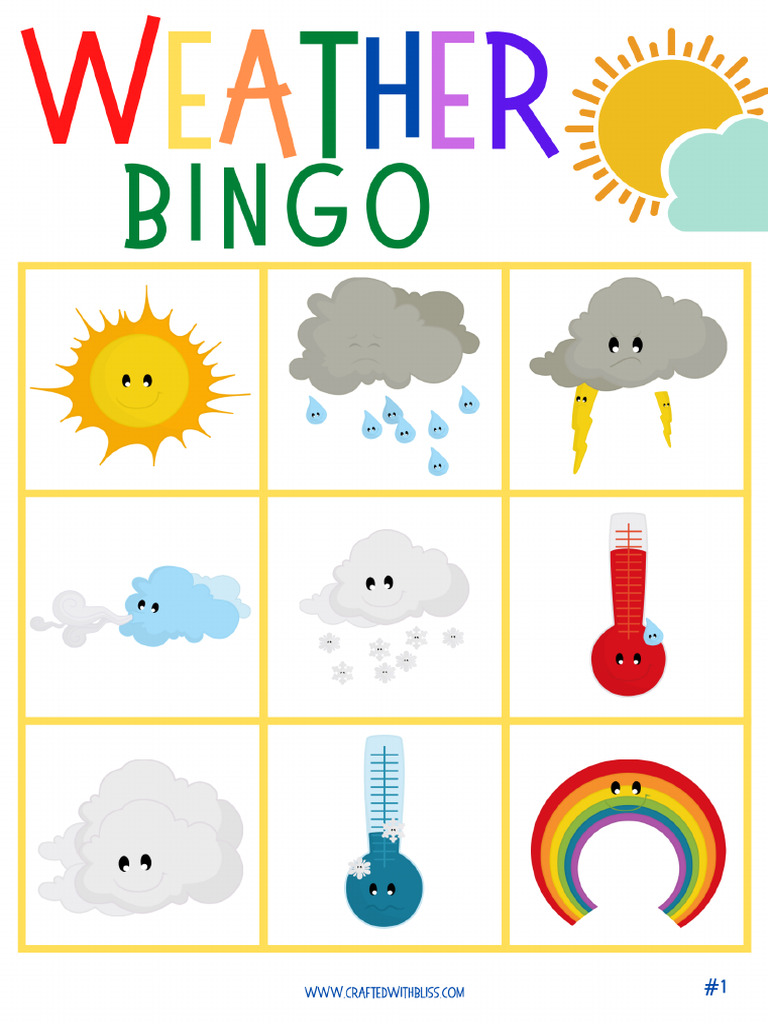 Weather Bingo 1 | PDF