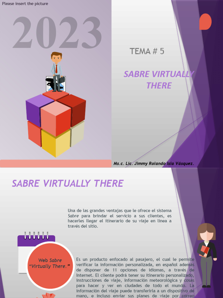 Tema 5. SABRE VIRTUALLY THERE 2023 | PDF | Internet | aerolíneas