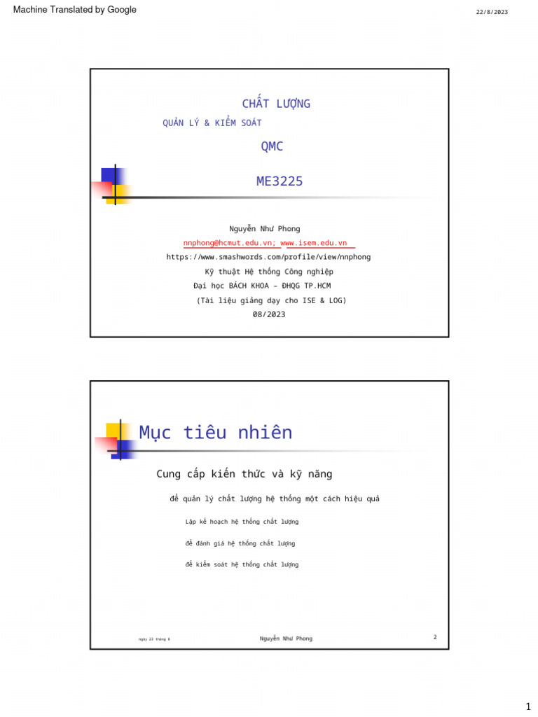 QMC Aug 2023 Handouts-Trang-1 | PDF