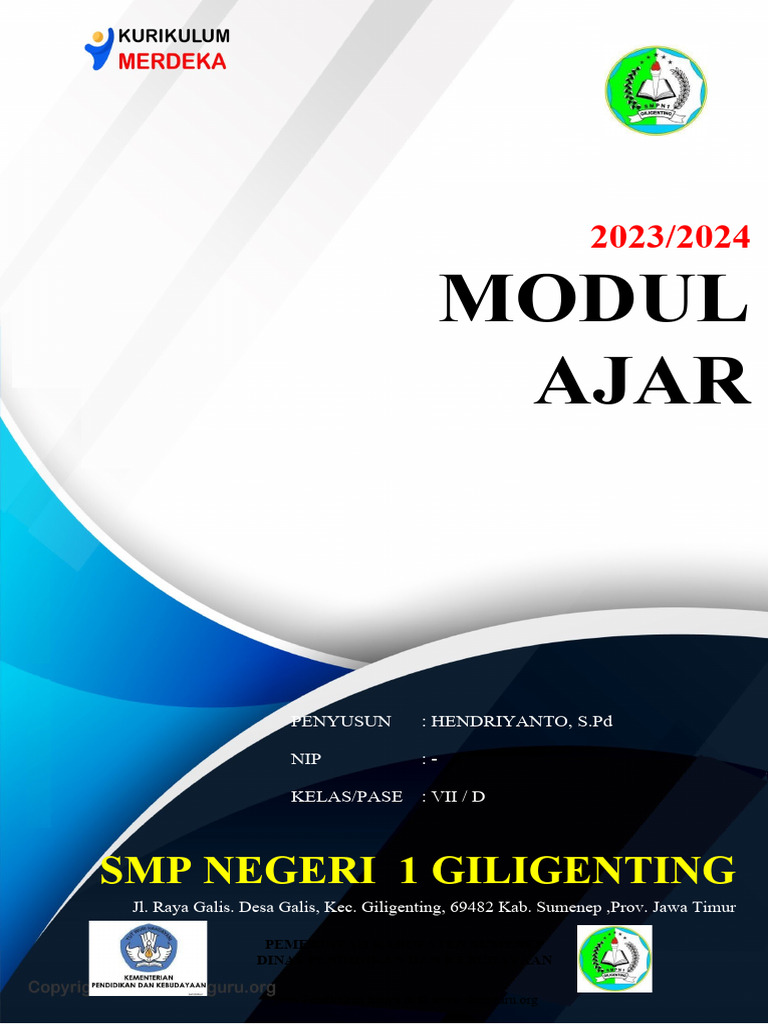 Modul Ajar Seni Rupa Genap Hendriyanto | PDF | Karier & Perkembangan