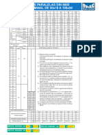 Dimensiones Chaveteros y Chavetas DIN 6885-6886-6887 | PDF