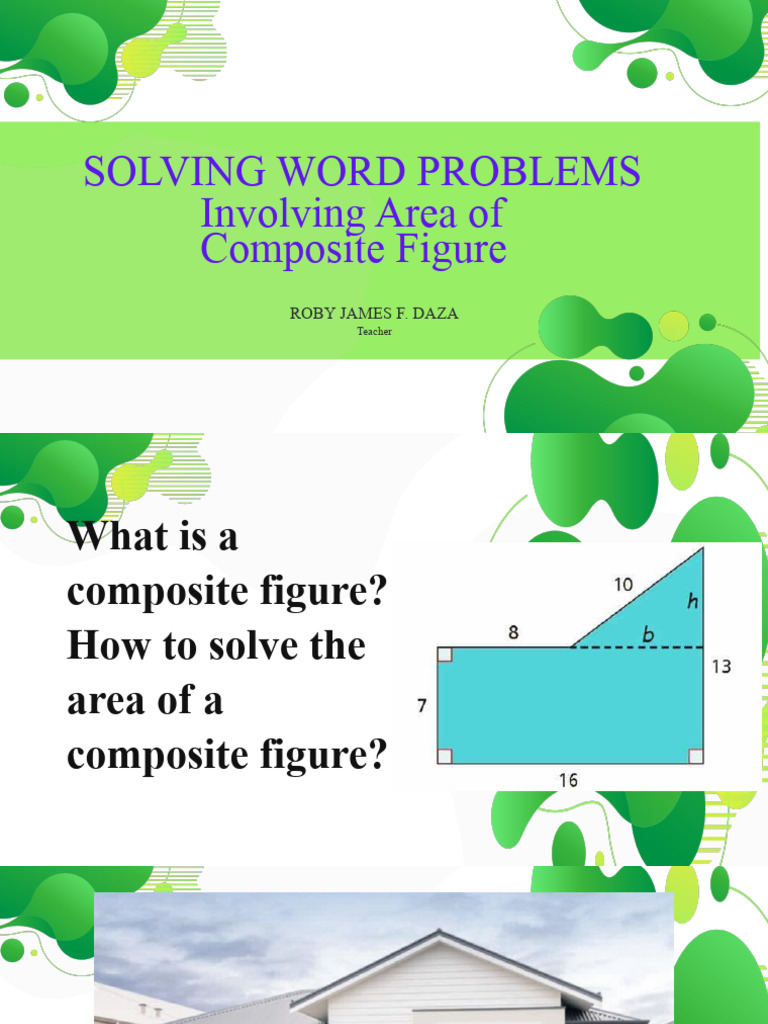Area Calculations for Composite Figures | PDF