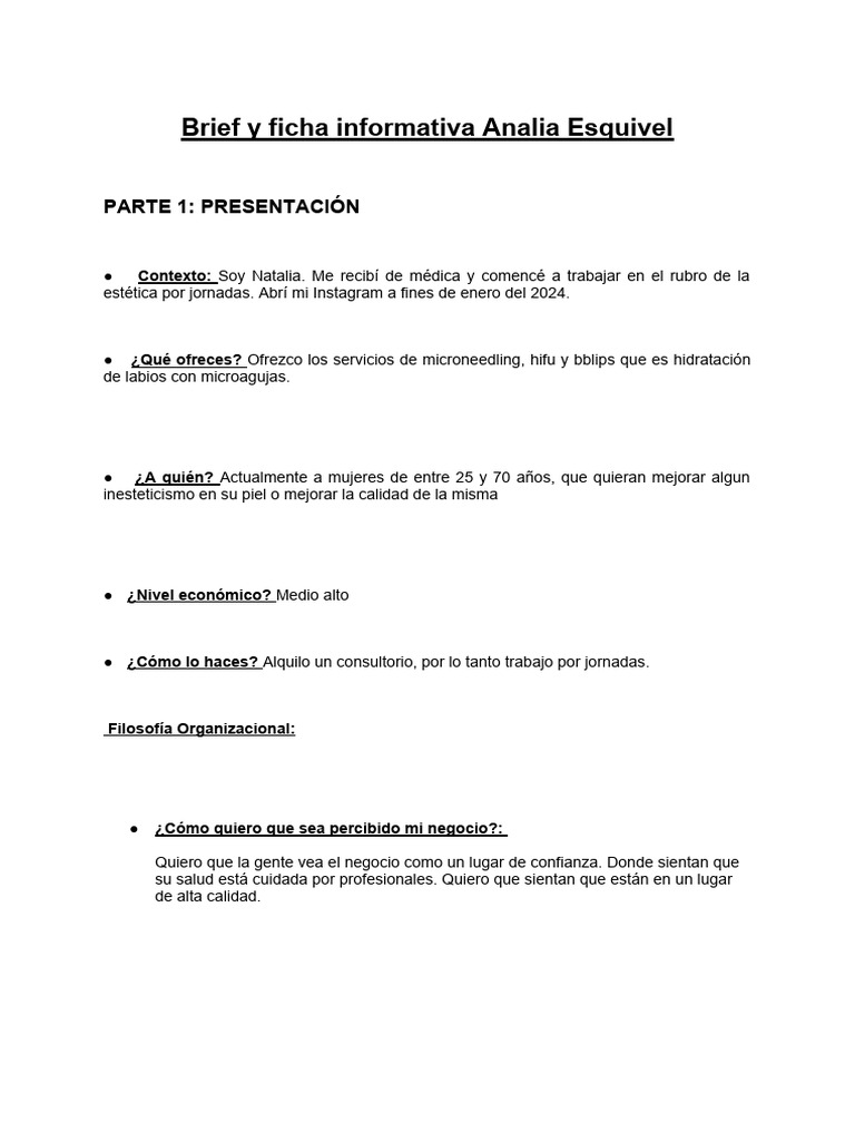 Ficha Informativa para Completar | PDF