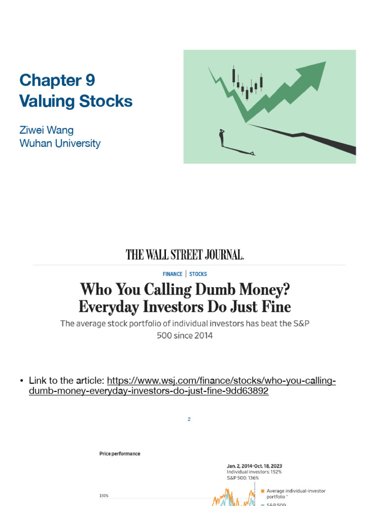 Ch9 Valuing Stocks | PDF | Stocks | Short (Finance)