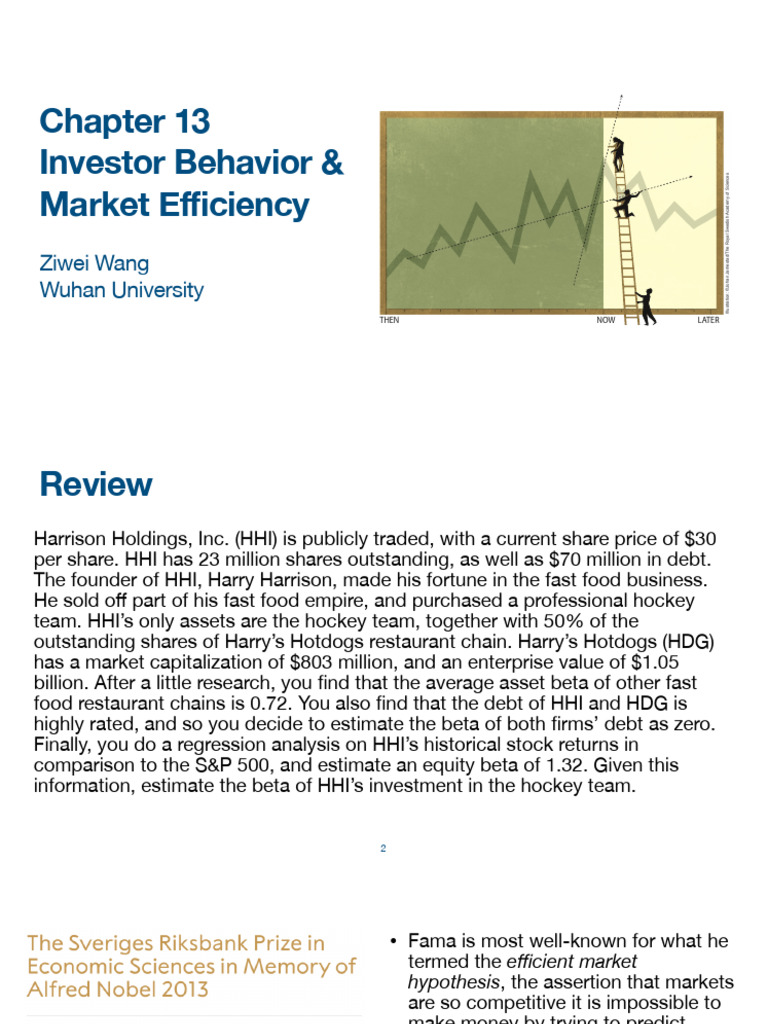 Ch13 Investor Behavior & Market Efficiency | PDF | Investing ...