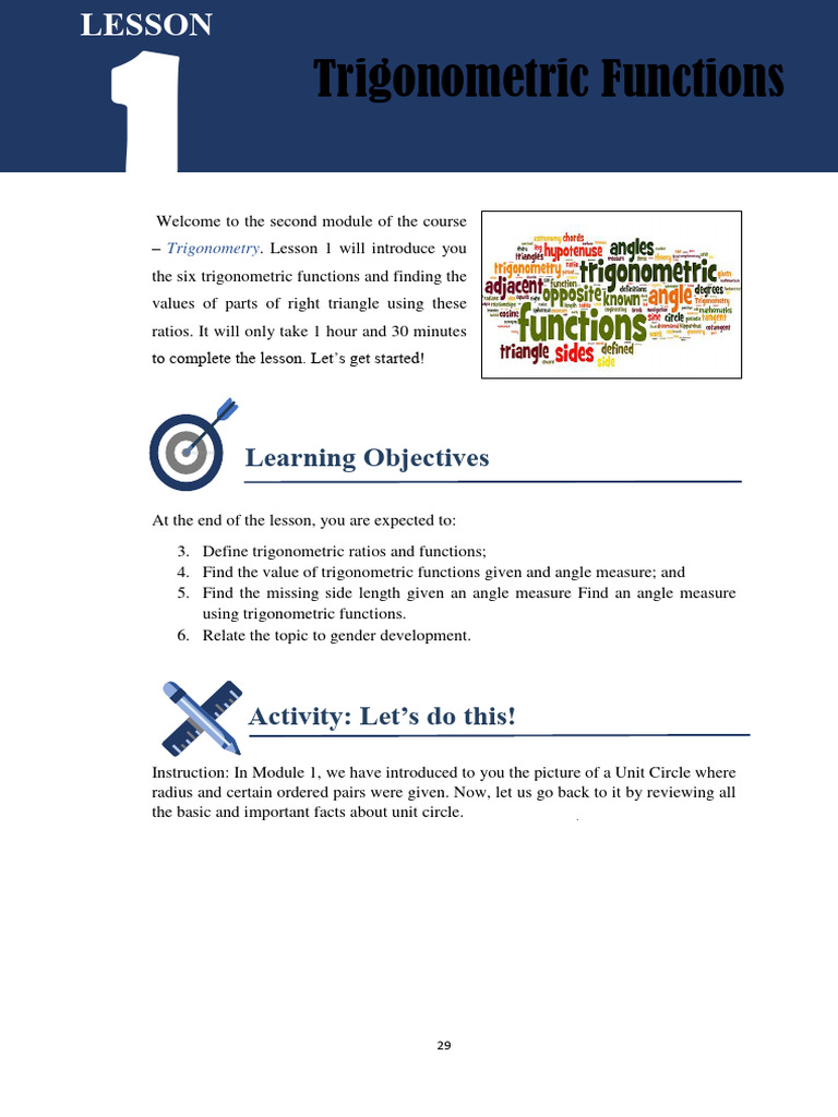 trigonometric-functions | PDF | Trigonometric Functions | Trigonometry