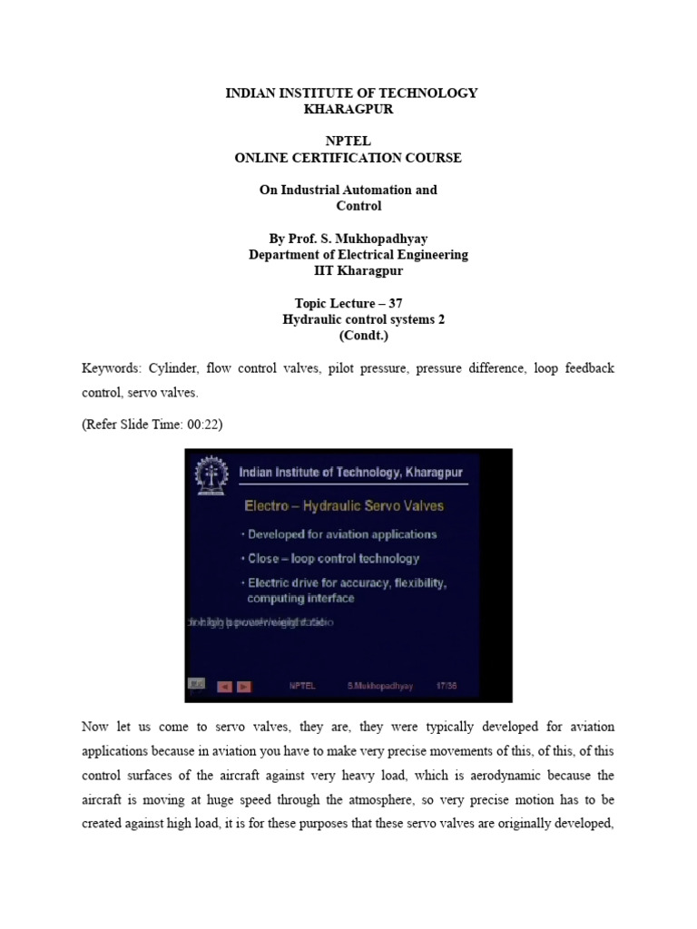 Lec 37 | PDF | Valve | Mechanical Engineering