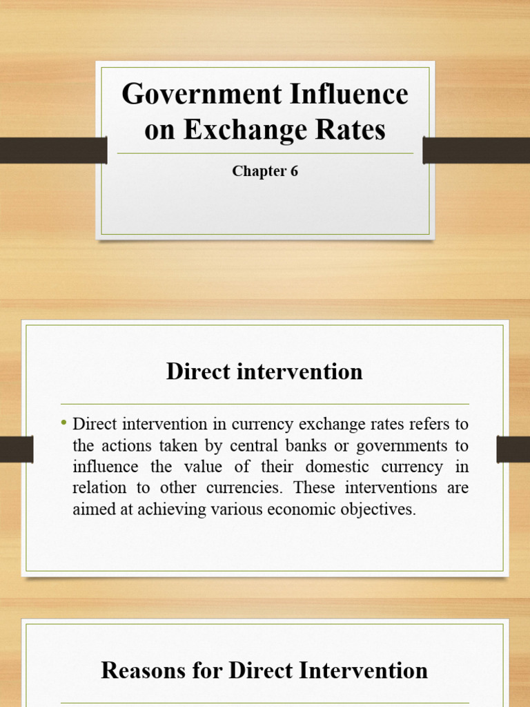 Chapter 6 Pdf Exchange Rate Currency