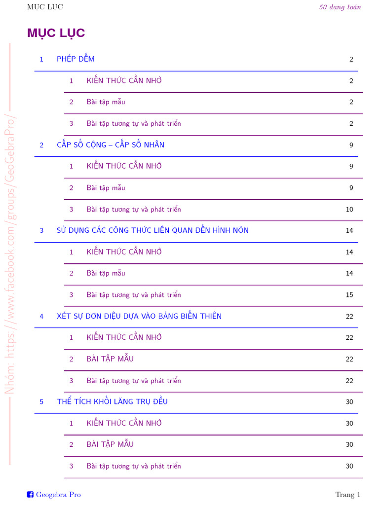 50 Dang Toan Phat Trien de Minh Hoa | PDF