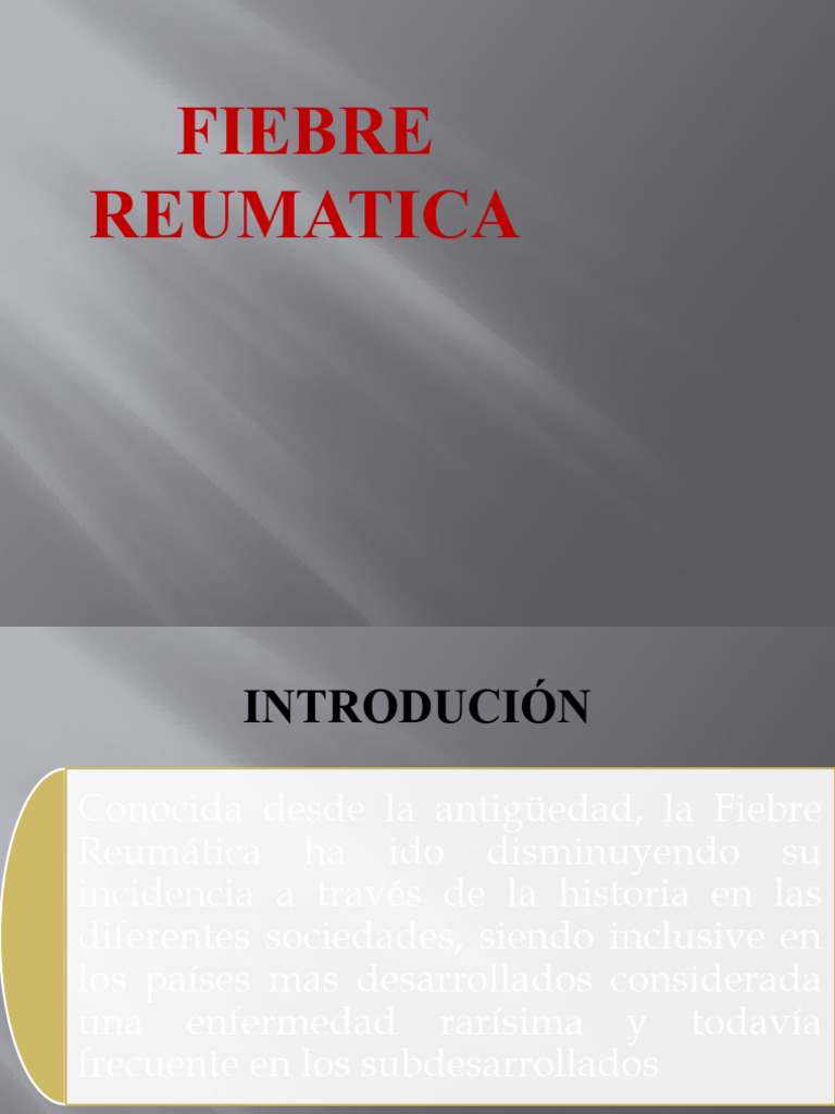 Fiebre Reumatica 2021 | PDF | Especialidades Medicas | Epidemiología