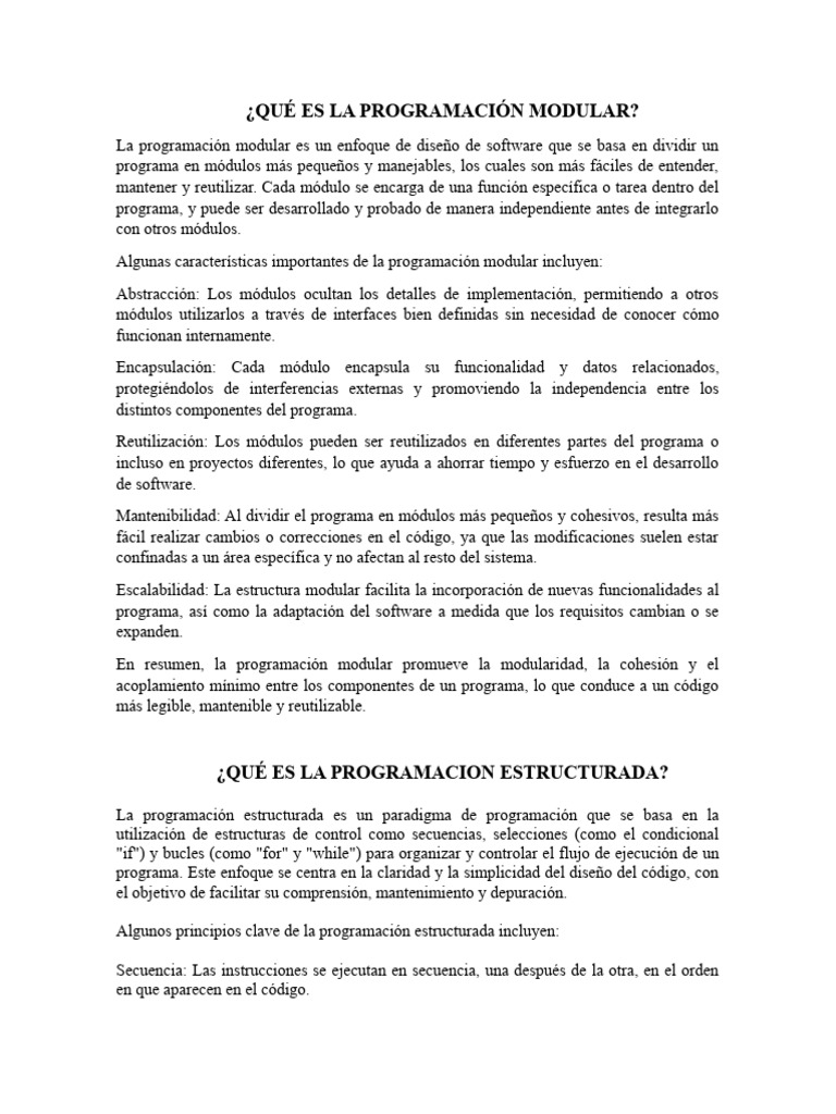 Mapa Conceptual | PDF | Objeto (informática) | Programación orientada a objetos