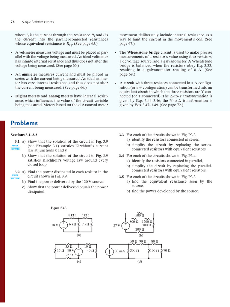 P_Chapter 3 | PDF | Resistor | Electrical Network P_Chapter 3 | PDF | Resistor | Electrical Network