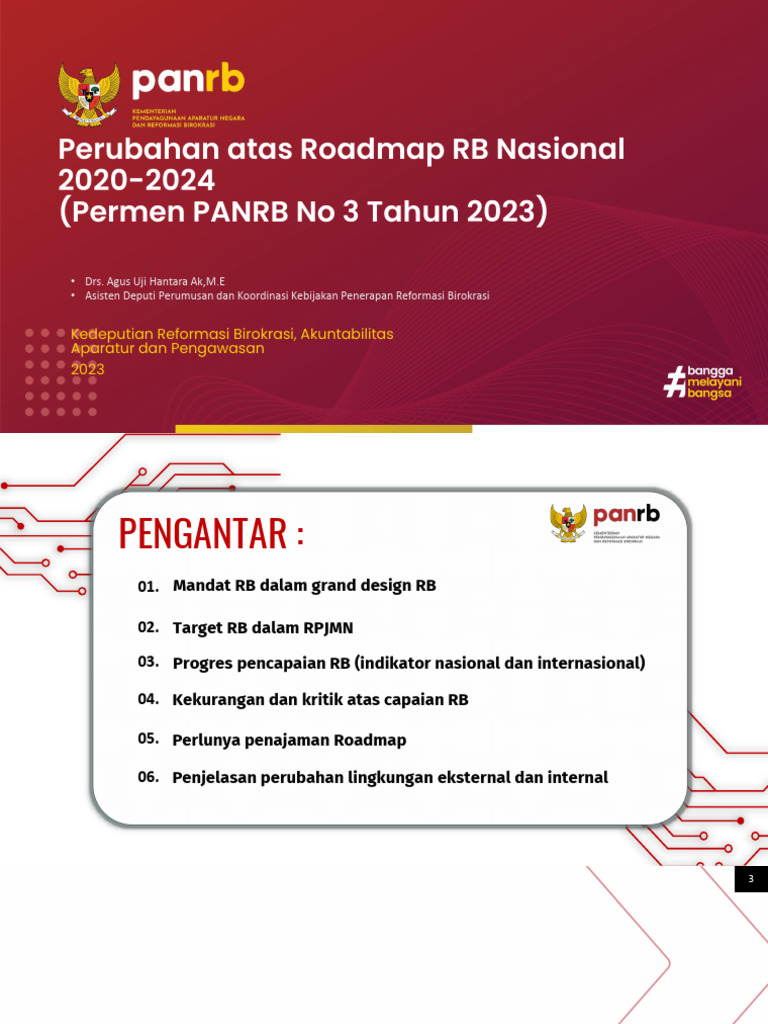 Paparan Road Map RB KemenpanRb | PDF