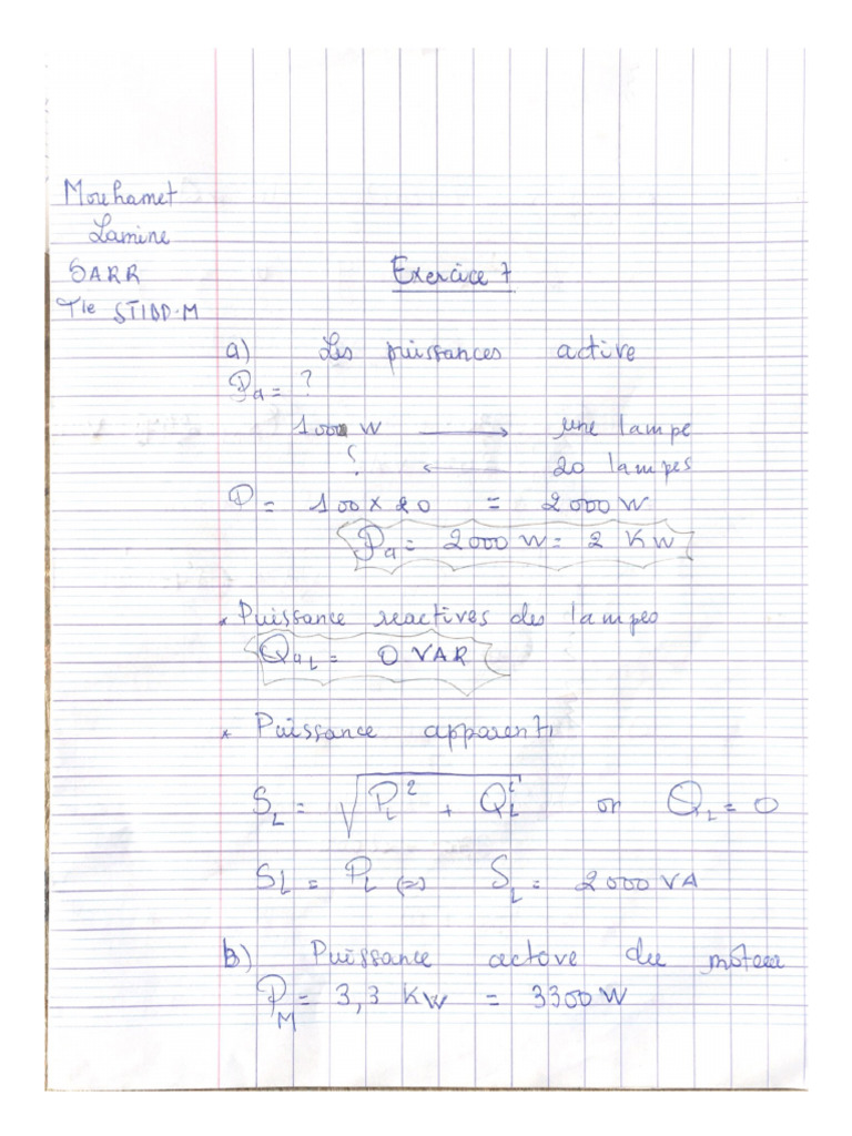 Mouhamet Lamine Sarr Tle STIDD-M | PDF