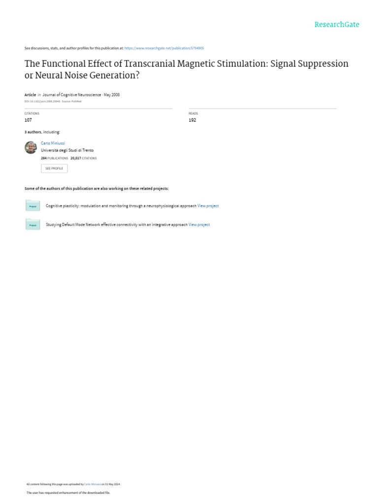 Harris et al. - 2008 - The Functional Effect of Transcranial Magnetic ...