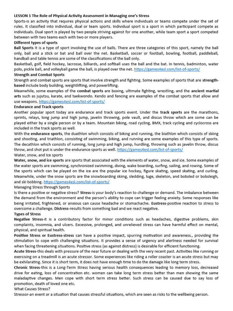 Pe 2 Quarter 3 Lecture | PDF | Nutrition | Diet & Nutrition